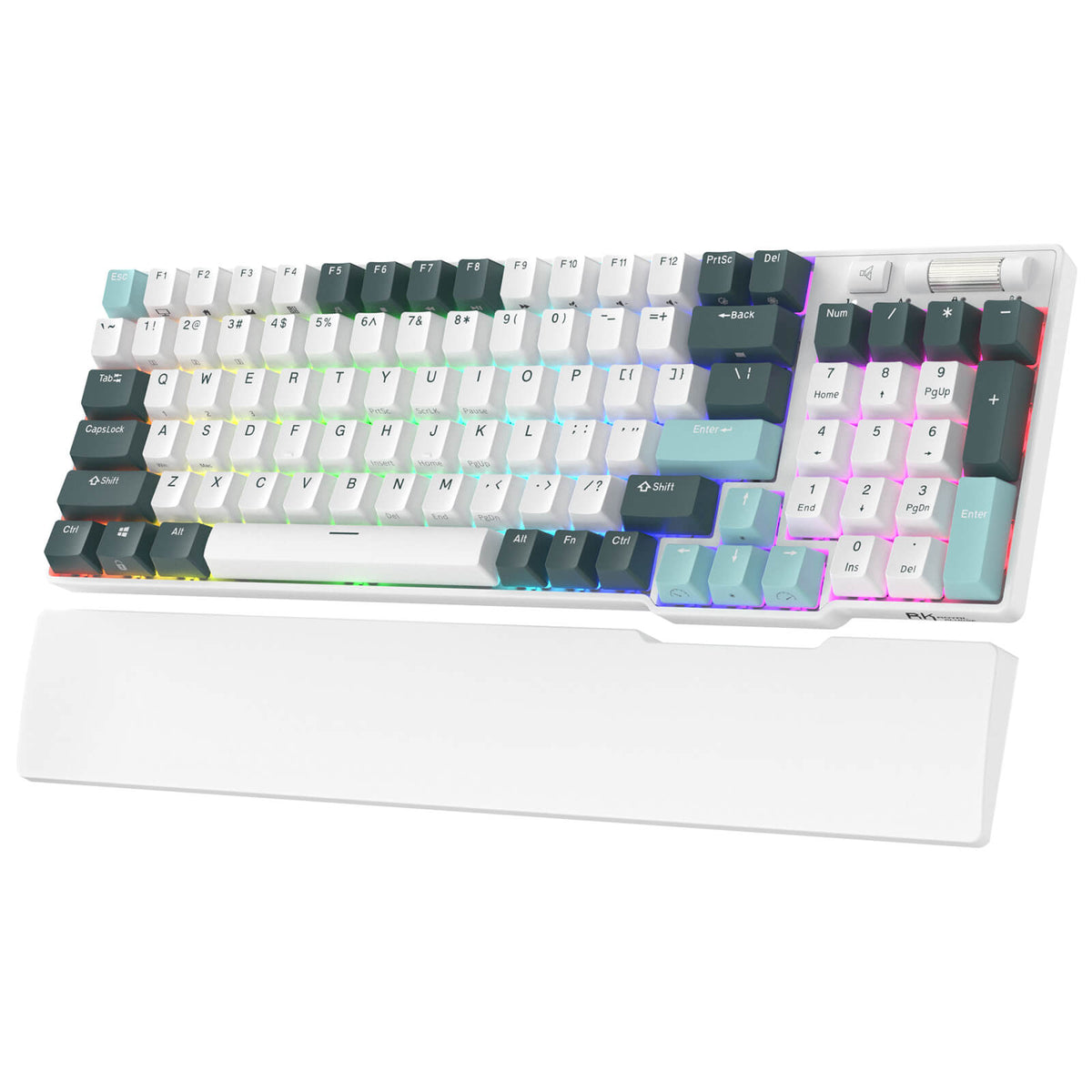 RK ROYAL KLUDGE RK96 Wireless Hot-Swappable RGB Keyboard, Camp Green ...