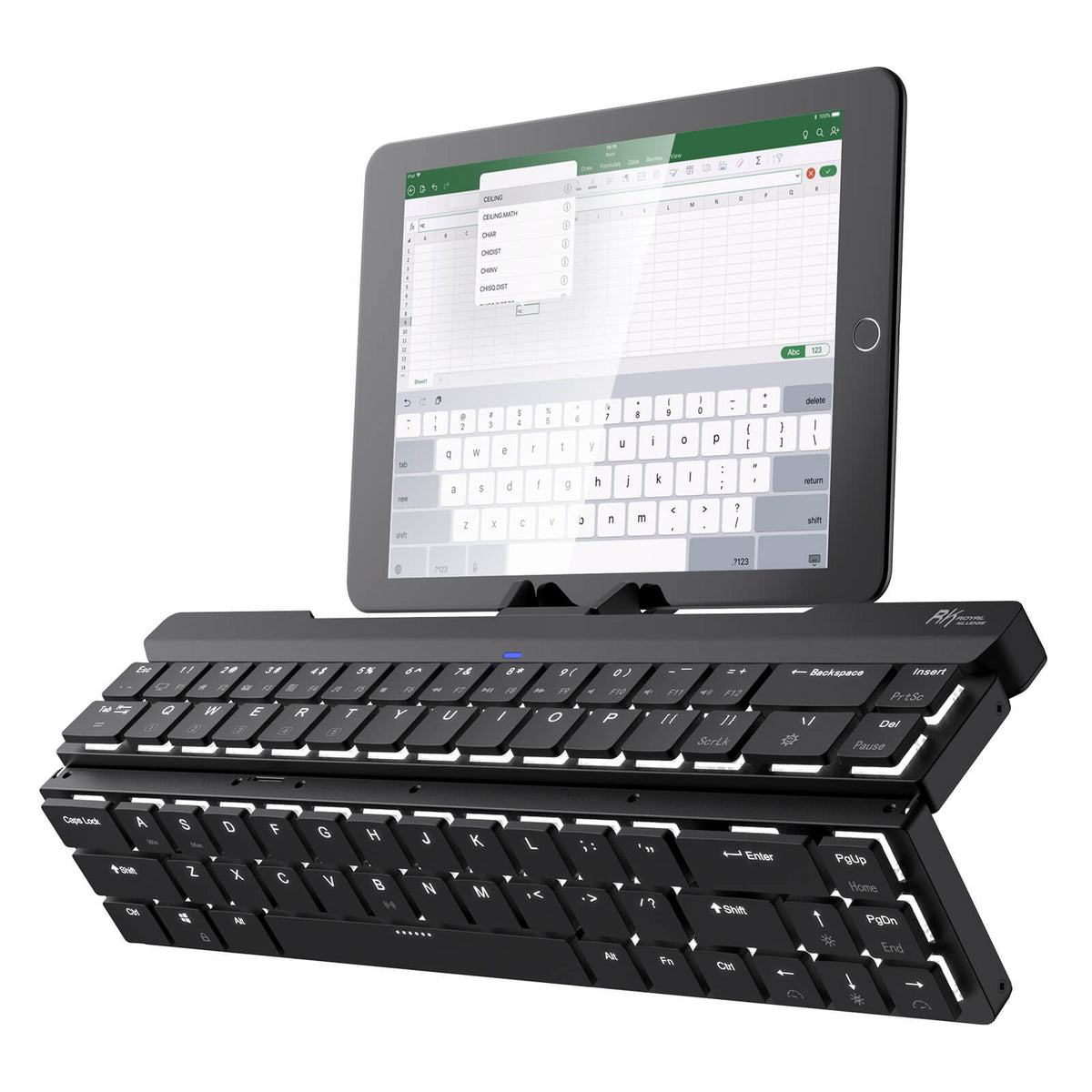 RK ROYAL KLUDGE RK925 60% Wireless Bluetooth Foldable Mechanical ...